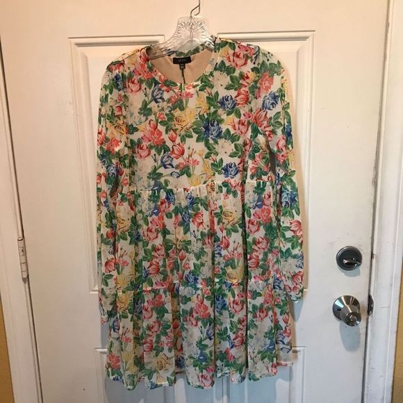 AFRM | Dresses | Afrm Floral Babydoll Stylemididress | Poshmark